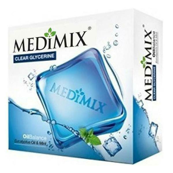 Medimix Clean Glycerine Eucalyptus Oil & Mint Oil Balance Soap for Oily Skin 100 g - JioMart