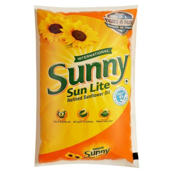 Sunny Sun Lite Refined Sunflower Oil 1 L (Pouch) - JioMart