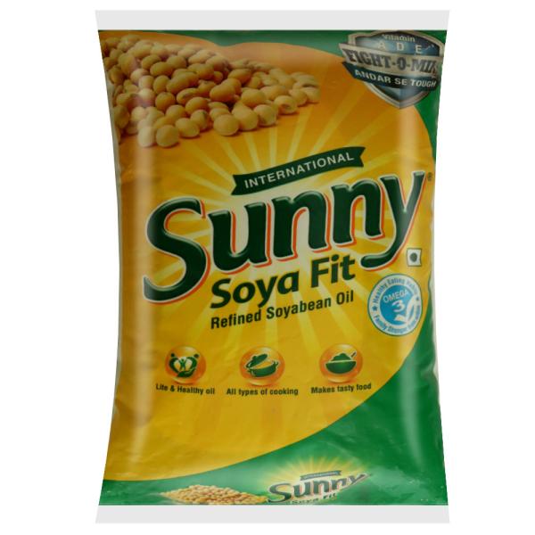 Sunny Soya Fit Refined Soyabean Oil 1 L (Pouch) - JioMart