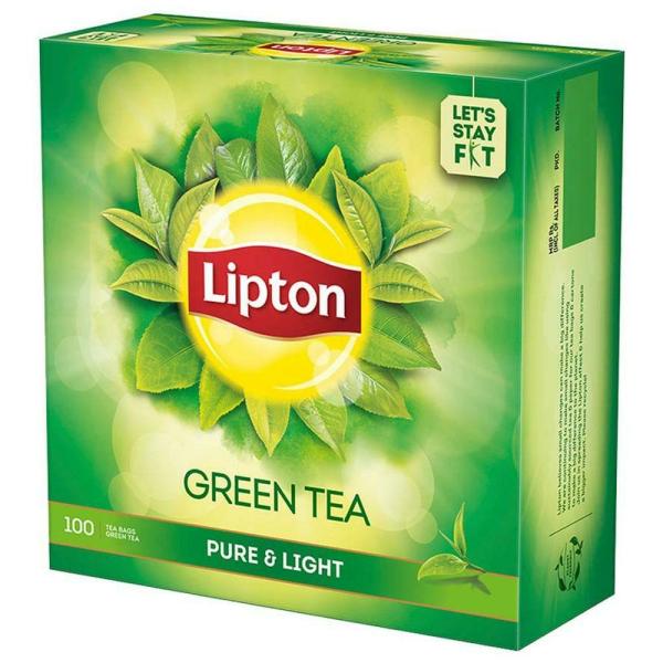 Lipton Pure & Light Green Tea Bags 100 pcs - JioMart