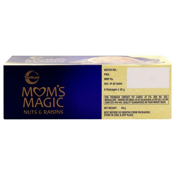 Sunfeast Mom's Magic Nuts & Raisins Biscuits 60 g - JioMart