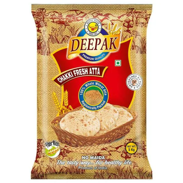 Deepak Premium Chakki Fresh Atta 5 kg - JioMart
