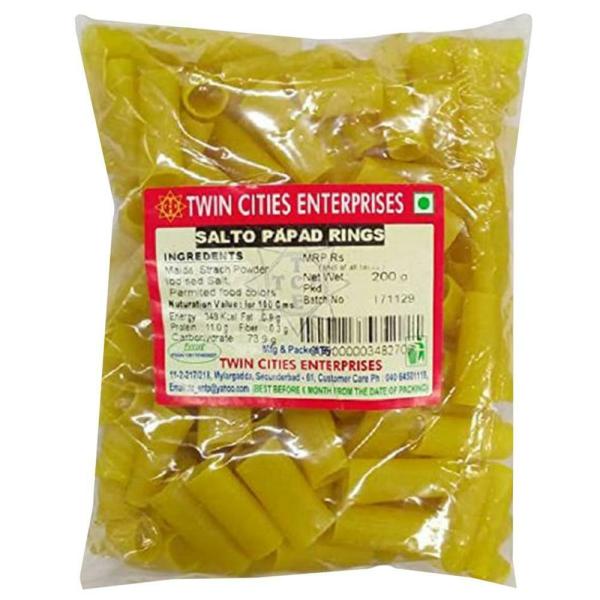 Twin Cities Salto Papad Rings 200 g - JioMart