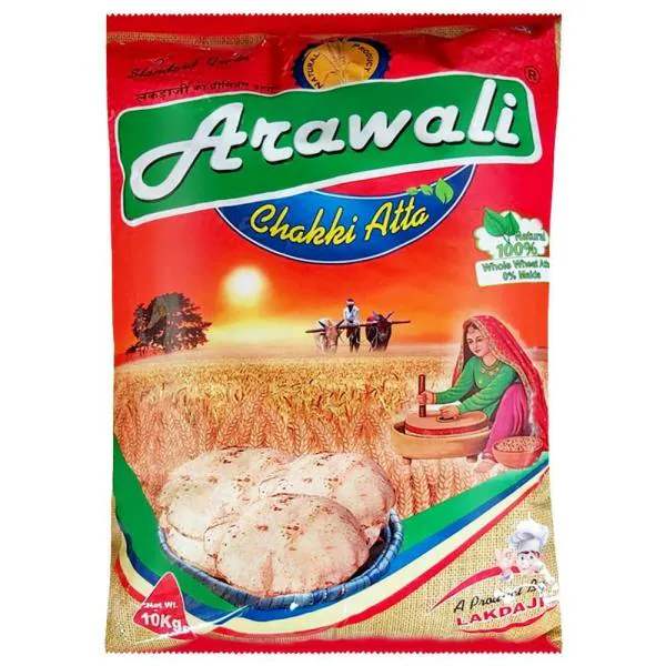 Arawali Chakki Whole Wheat Atta 10 kg - JioMart