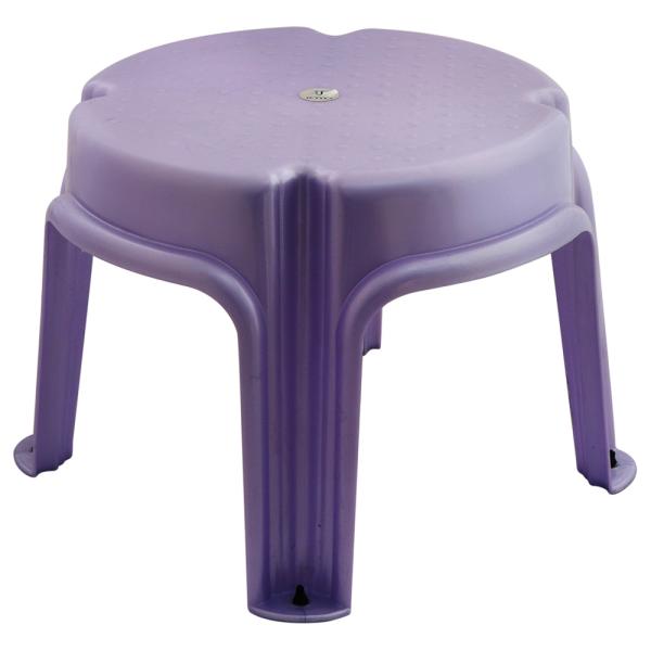 Joyo Solo Purple Plastic Stool 25 cm - JioMart
