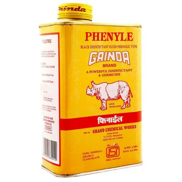 Gainda Black Disinfectant Fluid Phenyle 1 L - JioMart