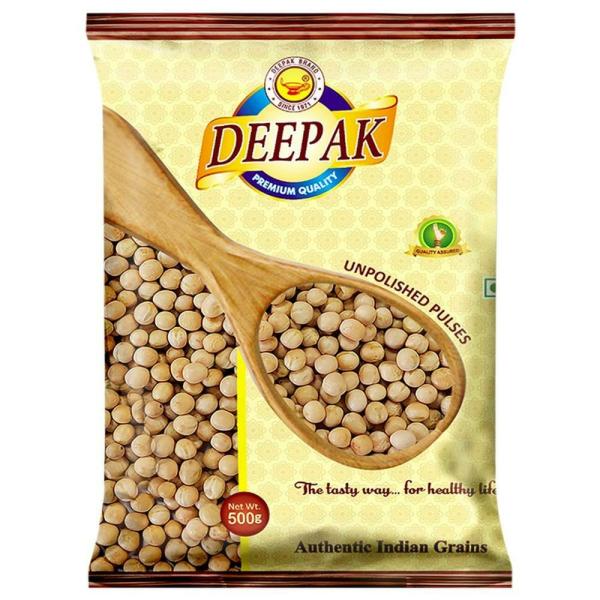 Deepak Premium Unpolished White Matar 500 g - JioMart