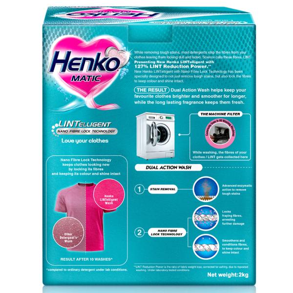 Henko Matic Front Load Detergent Powder 2 kg - JioMart
