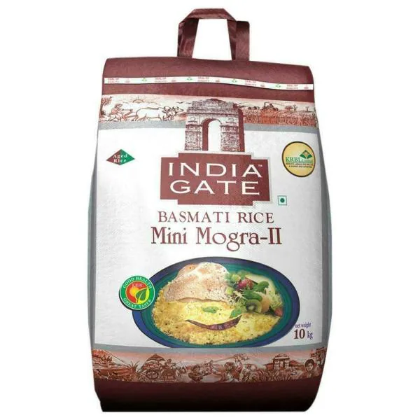 India Gate Mini Mogra-II Basmati Rice 10 kg - JioMart
