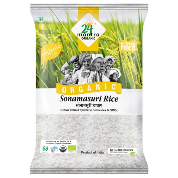 24 Mantra Organic Sonamasuri Rice 1 kg - JioMart