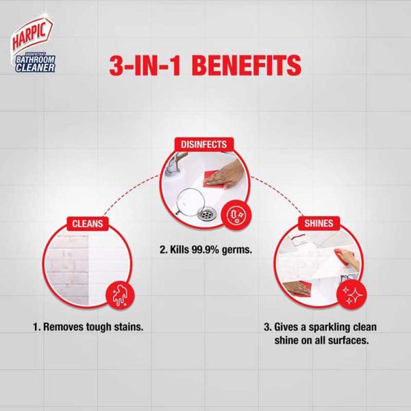 Harpic Lemon Disinfectant Bathroom Cleaner 500 ml - JioMart