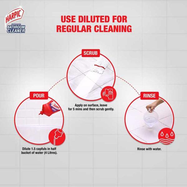 Harpic Lemon Disinfectant Bathroom Cleaner 500 ml - JioMart