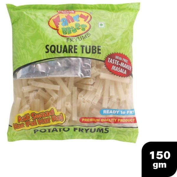 Fancy Bites Square Tube Potato Fryums 150 g - JioMart