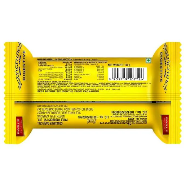 Parle Nutricrunch Digestive Biscuits 100 g - JioMart