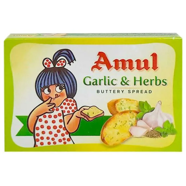 Amul Garlic & Herbs Buttery Spread 100 g (Carton) - JioMart
