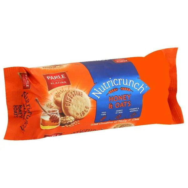 Parle Nutricrunch Honey and Oats Biscuits 100 g - JioMart