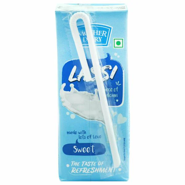 Mother Dairy Sweet Lassi 200 ml (Tetra Pak) - JioMart