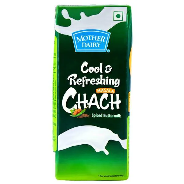 Mother Dairy Masala Chach 200 ml (Tetra Pak) - JioMart