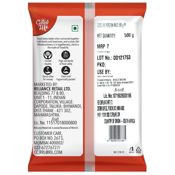 Good Life Popcorn Maize 500 g - JioMart