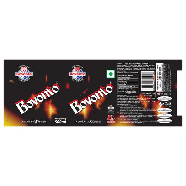 Bovonto Soft Drink 500 ml - JioMart