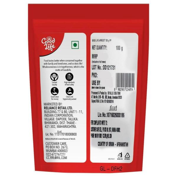 Good Life Apricots 100 g - JioMart