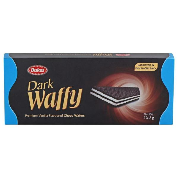 Dukes Dark Waffy Vanilla Choco Wafers 150 g - JioMart