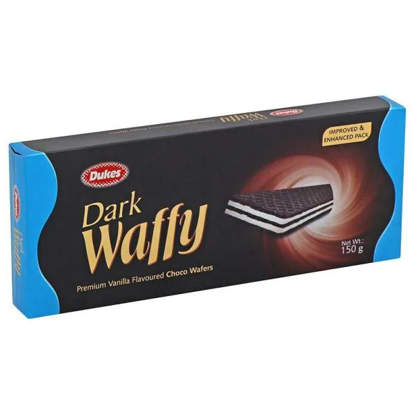 Dukes Dark Waffy Vanilla Choco Wafers 150 g - JioMart
