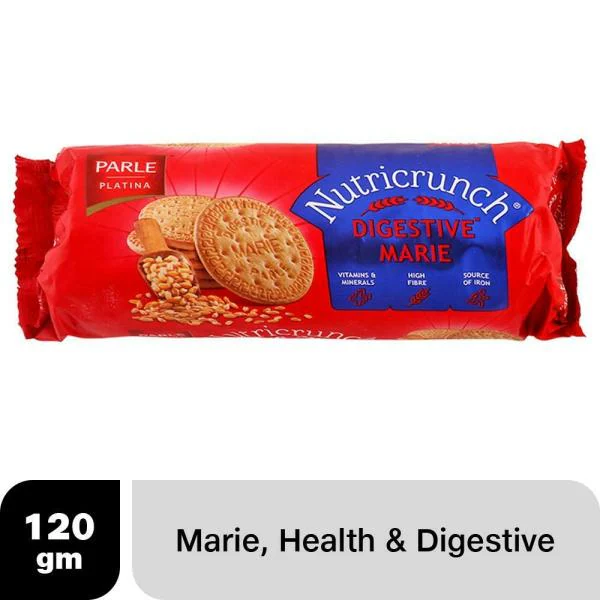 Parle Platina Nutricrunch Digestive Marie Biscuits 120 g - JioMart