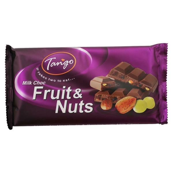 Tango Fruit and Nut Milk Chocolate 140 g - JioMart