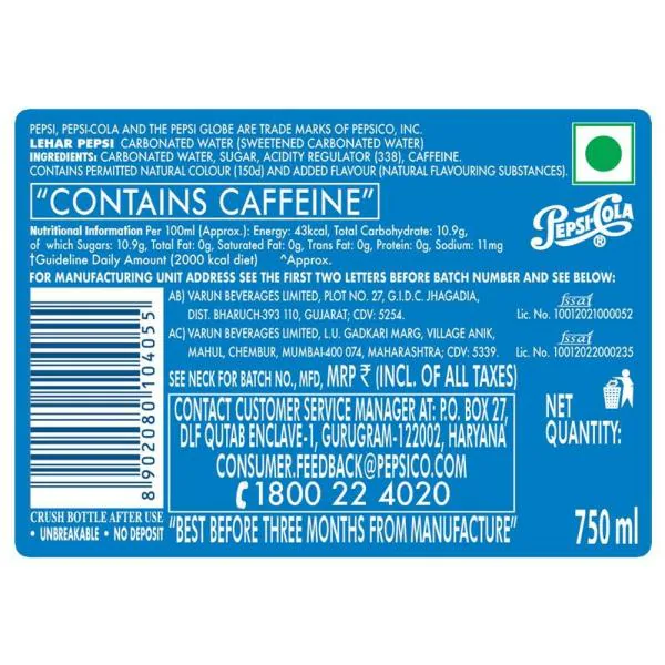 Pepsi 750 ml - JioMart