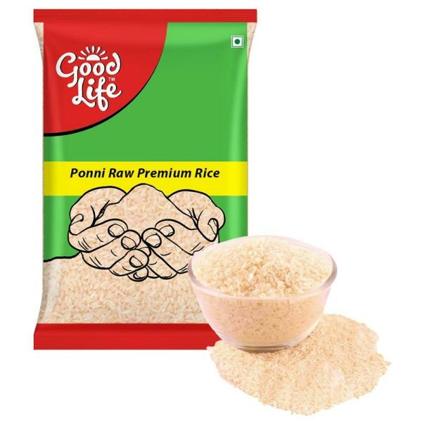 Good Life Premium Ponni Raw Rice 1 kg - JioMart