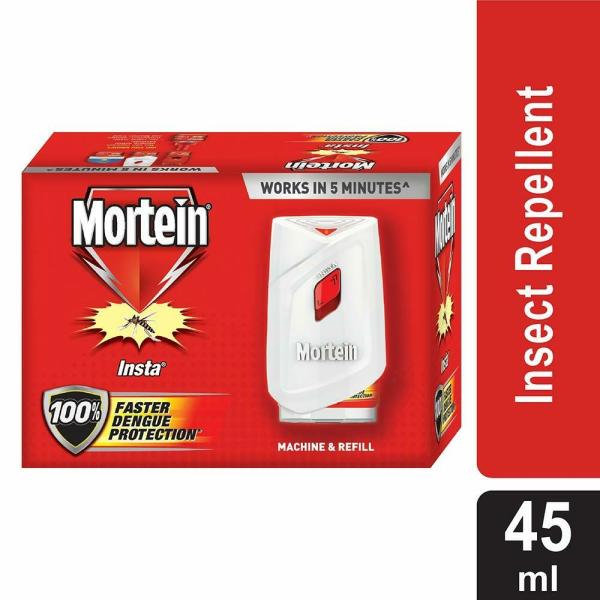 Mortein Insta Mosquito Repellent Machine + Refill 45 ml - JioMart
