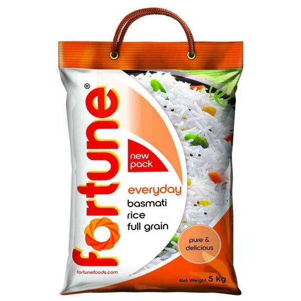 Fortune Everyday Full Grain Basmati Rice 5 kg - JioMart
