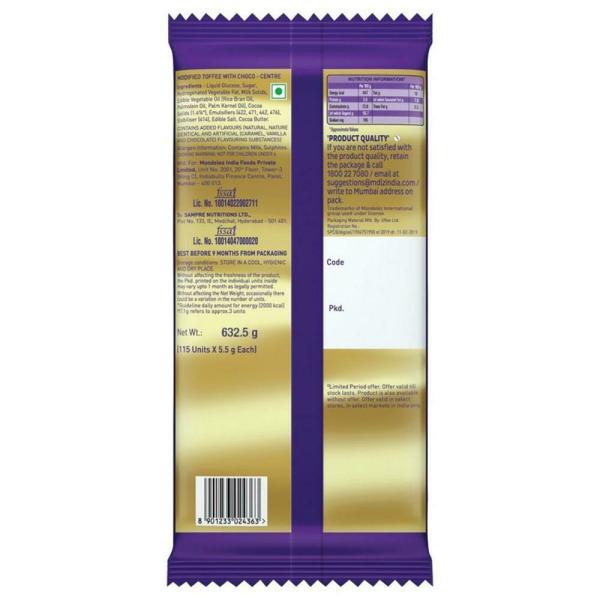Cadbury Gold Choclairs 5.5 g (115 pcs) - JioMart