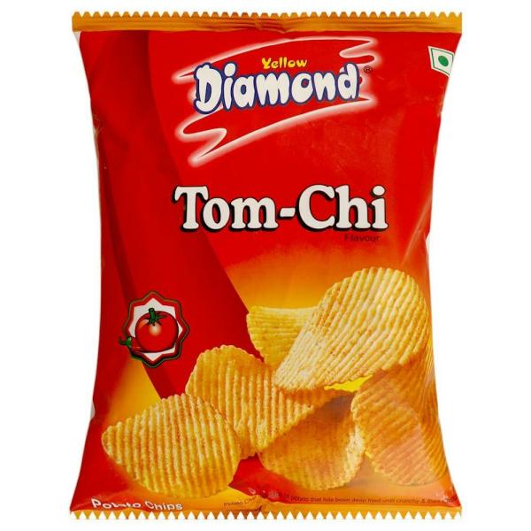 Yellow Diamond Tom Chi Potato Chips 58 g - JioMart