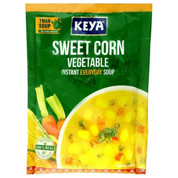 Keya Sweet Corn Vegetable Instant Soup 48 g - JioMart