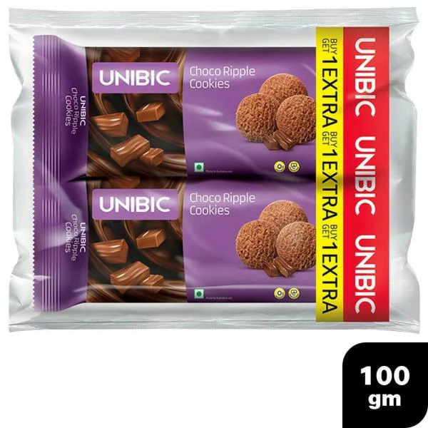 Unibic Choco Ripple Cookies 100 g (Buy 1 Get 1) - JioMart