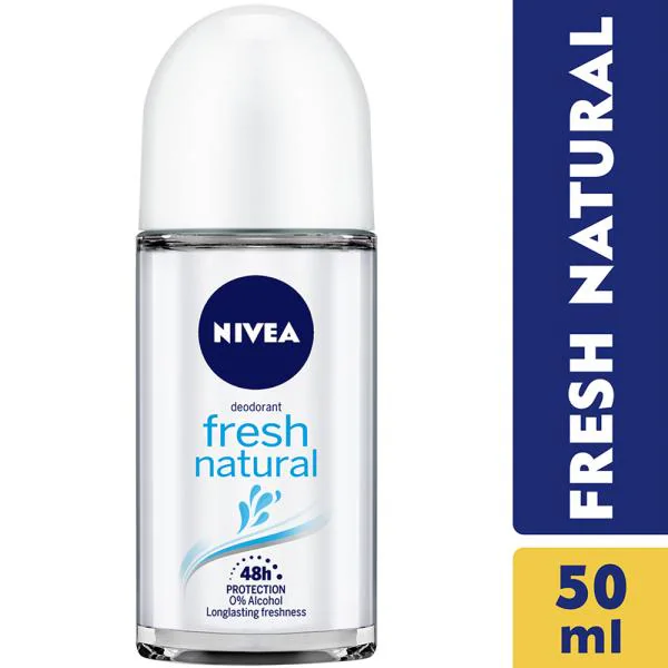 Nivea Fresh Natural 48h Deodorant Roll On 50 ml for Women - JioMart