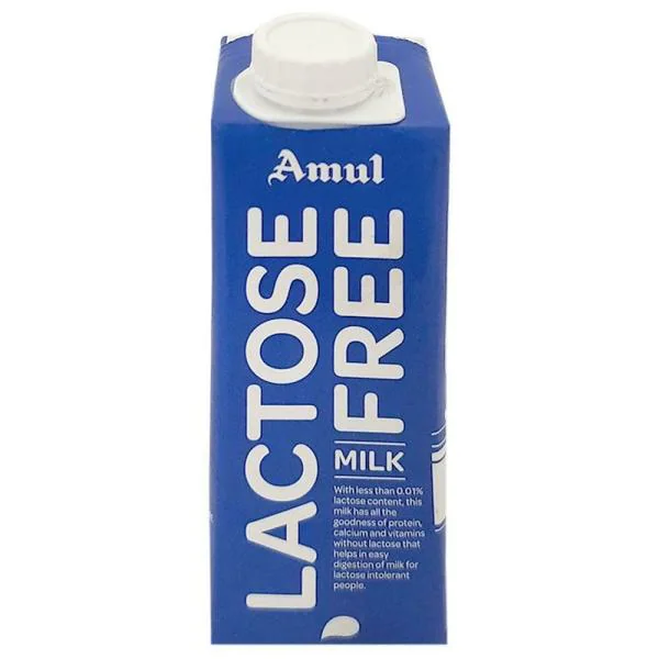 Amul Lactose Free Milk 250 ml (Tetra Pak) - JioMart