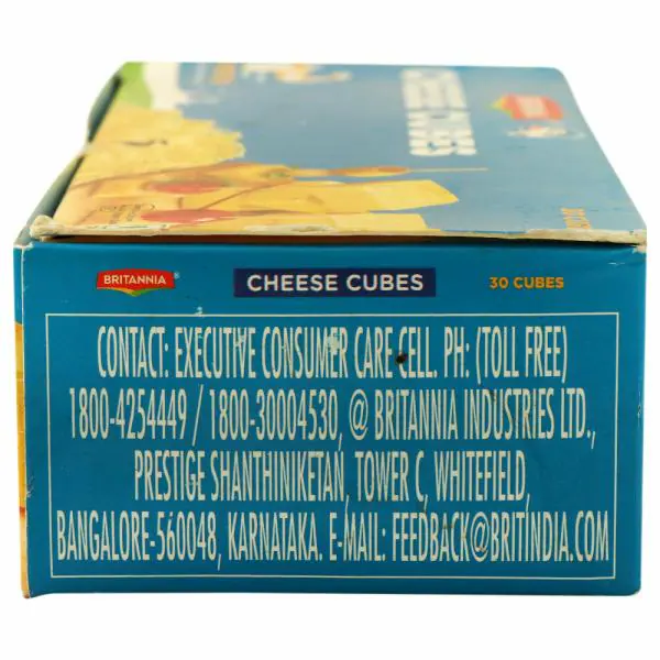 Britannia Cheese Cubes 600 g (Carton) - JioMart