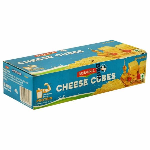 Britannia Cheese Cubes 600 g (Carton) - JioMart