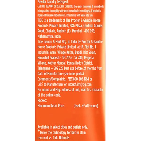 Tide Lemon & Mint Detergent Powder 5 kg - JioMart