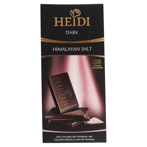 Heidi Himalayan Salt Dark Chocolate 80 g - JioMart
