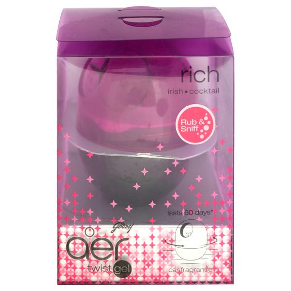 Aer Twist Rich Irish Cocktail Car Freshener Gel 45 g - JioMart