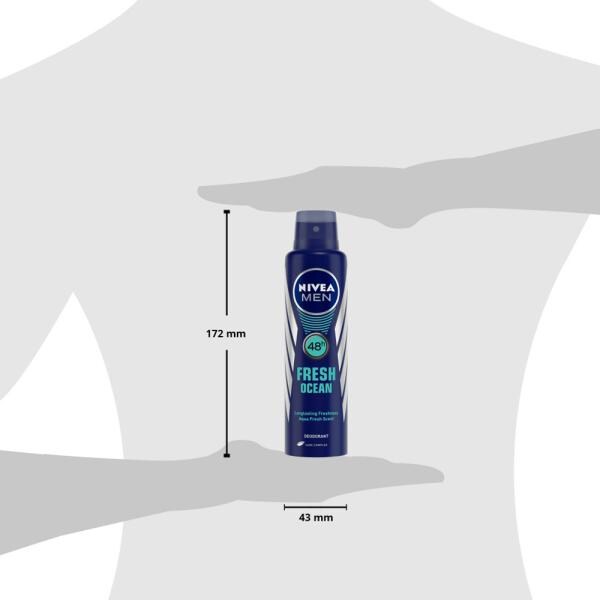 Nivea Men Fresh Ocean Deodorant 150 ml - JioMart