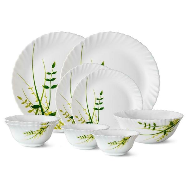 Larah Assorted Opalware Dinner Set 9 pcs - JioMart