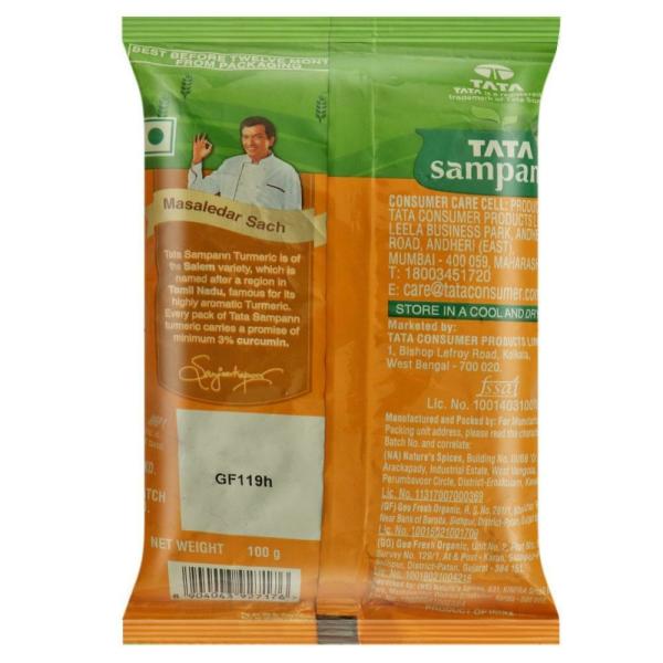 Tata Sampann Turmeric Powder 100 g - JioMart