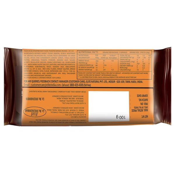 Elite Pizza Rusk 100 g (Pack) - JioMart