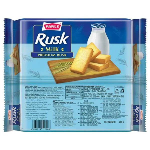Parle Premium Milk Rusk 200 g - JioMart