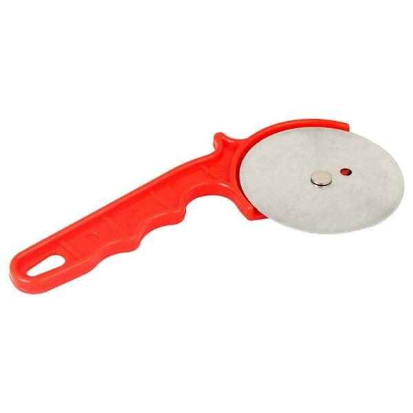 SJE Red Plastic Pizza Cutter - JioMart